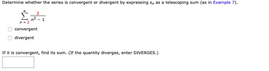 Solved Determine whether the series is convergent or | Chegg.com