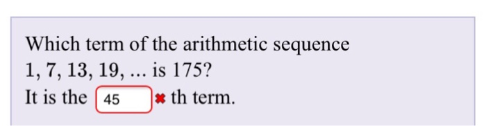 Solved Write the arithmetic sequence 39, 36, 33, 30,... in | Chegg.com