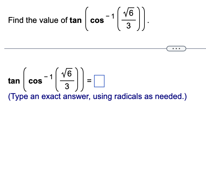 Solved Find the value of | Chegg.com