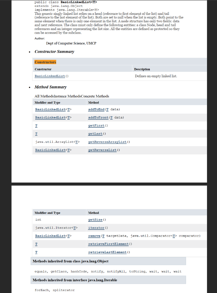 Solved - listClasses package → Where classes implementing | Chegg.com