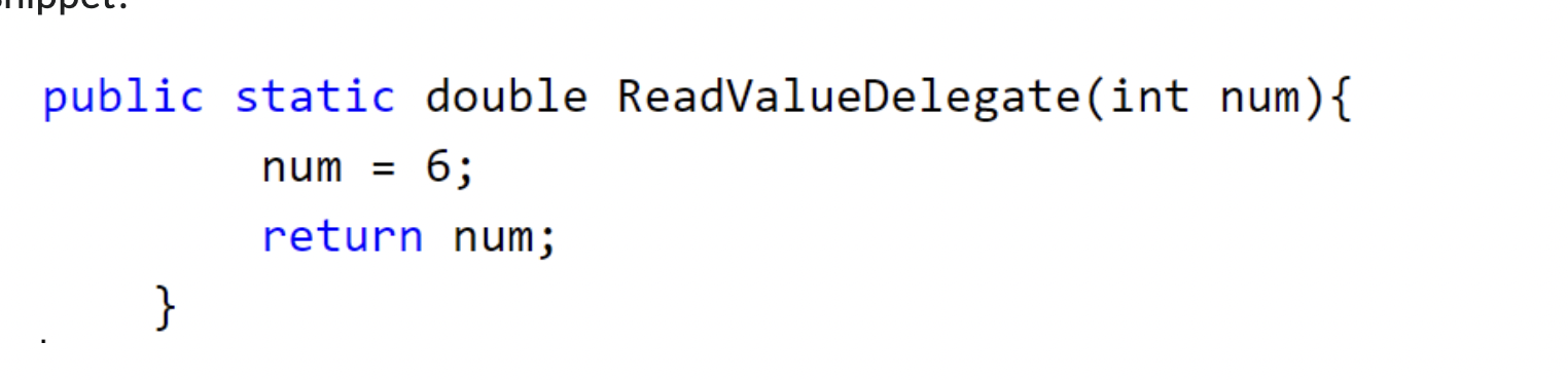 Solved Which one of the following delegate definition is | Chegg.com