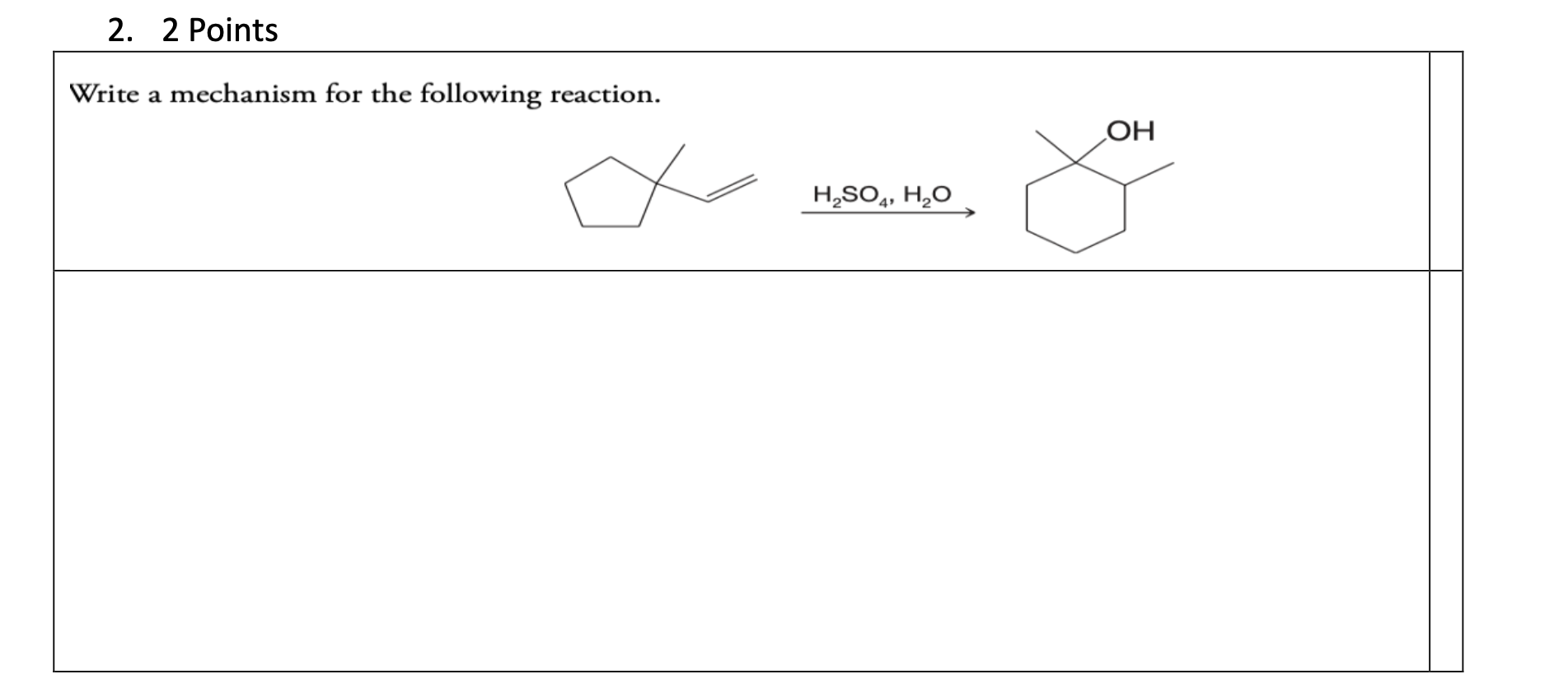 Solved Write a mechanism for the following reaction. | Chegg.com