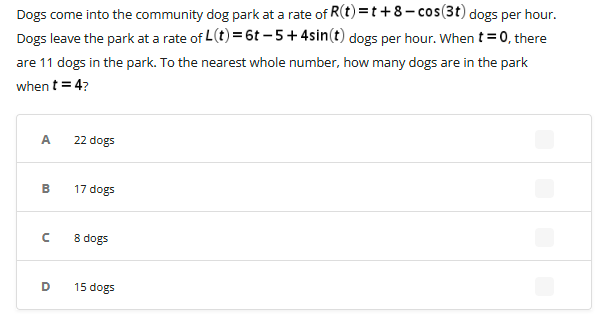 Solved Dogs come into the community dog park at a rate of | Chegg.com