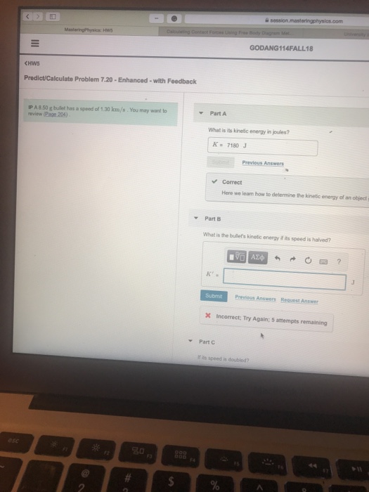 Solved GODANG114FALL18 HWS Predict/Calculate Problem | Chegg.com