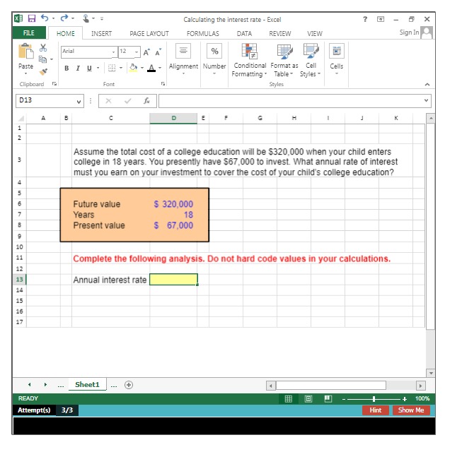 Solved Ayuda con la formula de excel necesaria para obtener | Chegg.com