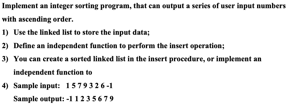 Solved [C Language] Please finish the answer with the "C | Chegg.com
