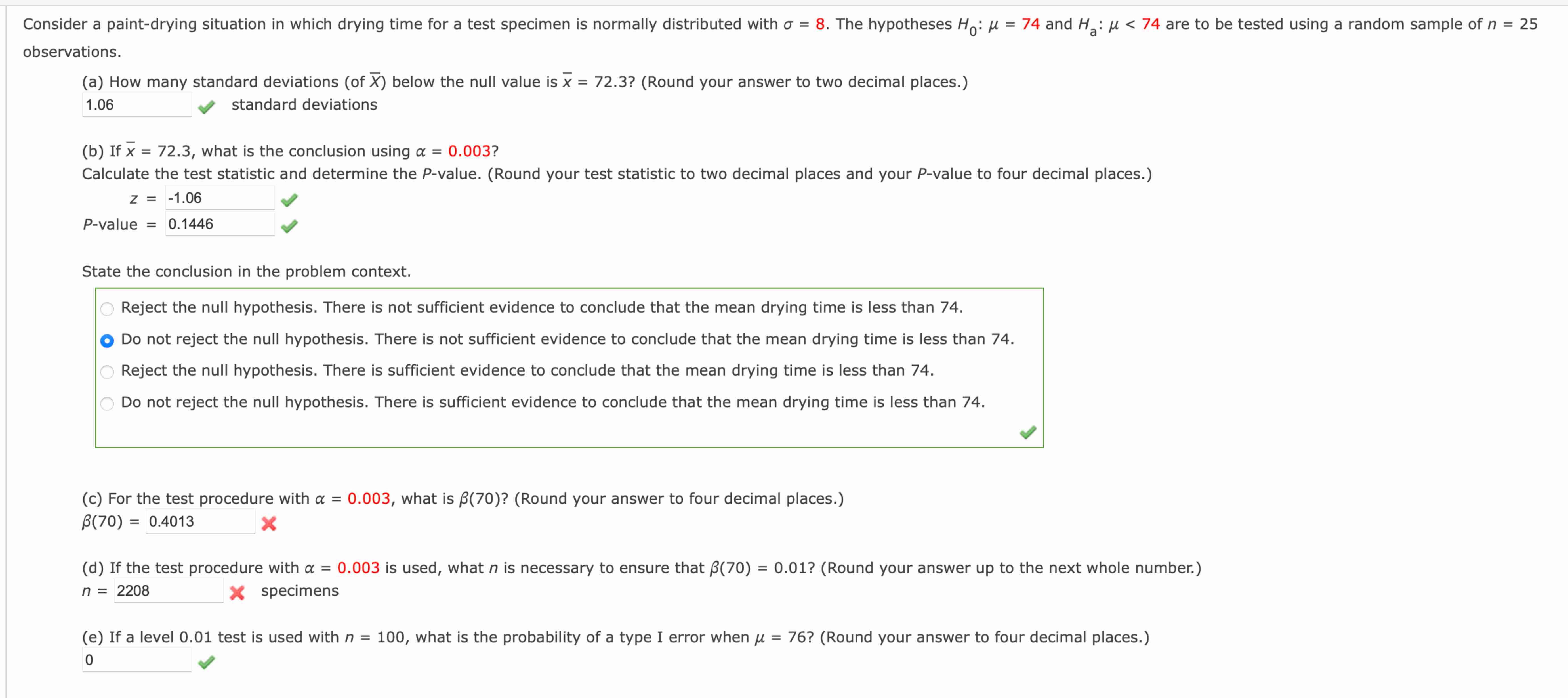 Solved Consider a paint-drying situation in ﻿which drying | Chegg.com