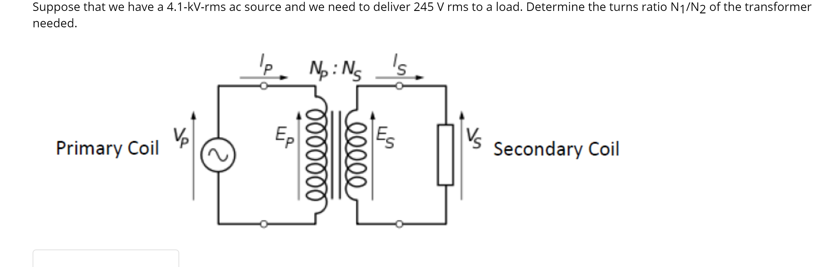 Solved Suppose that we have a 4.1-kV-rms ac source and we | Chegg.com