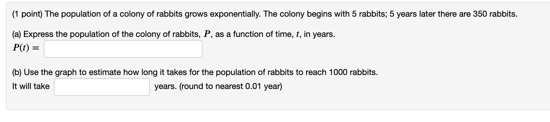Solved (1 point) Using the properties of logarithms, decide | Chegg.com