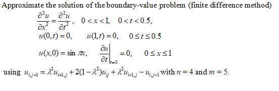 Solved Approximate the solution of the boundary-value | Chegg.com