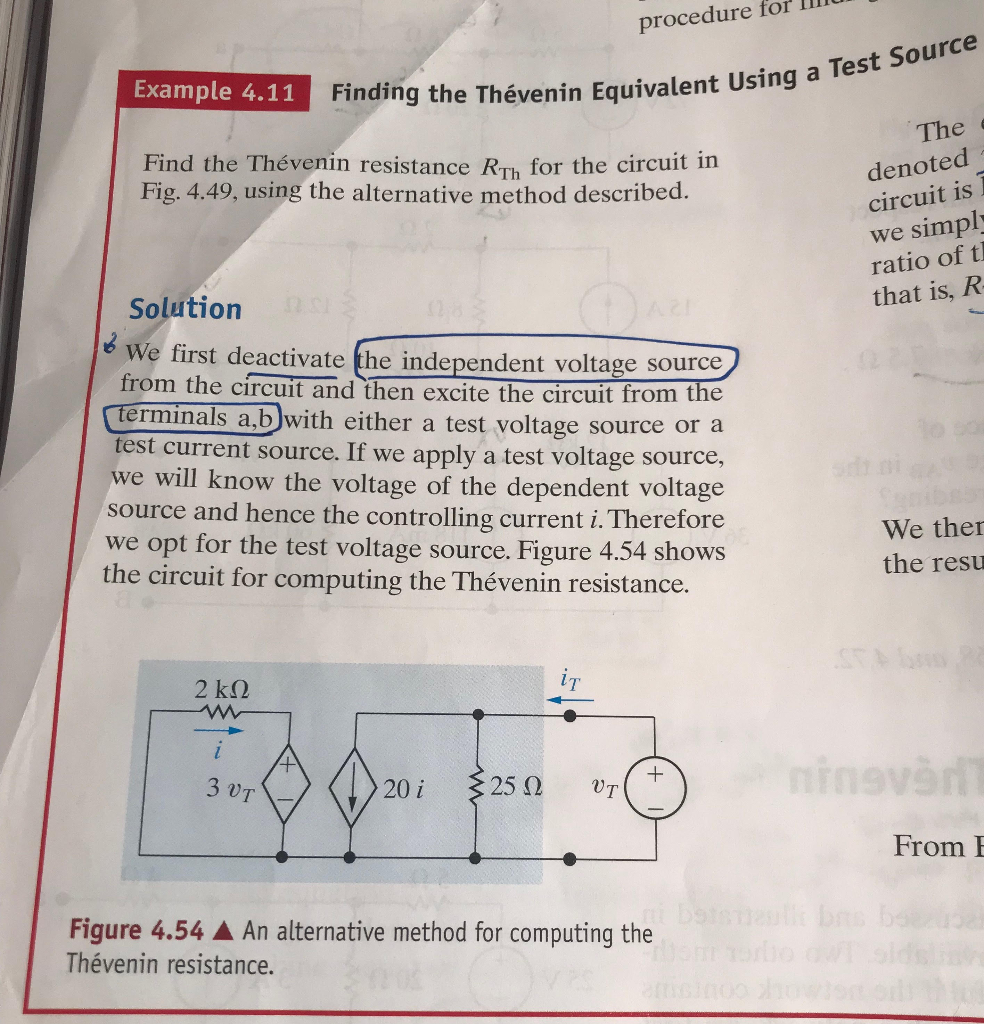 Solved can you solve this one by using test source method ? | Chegg.com