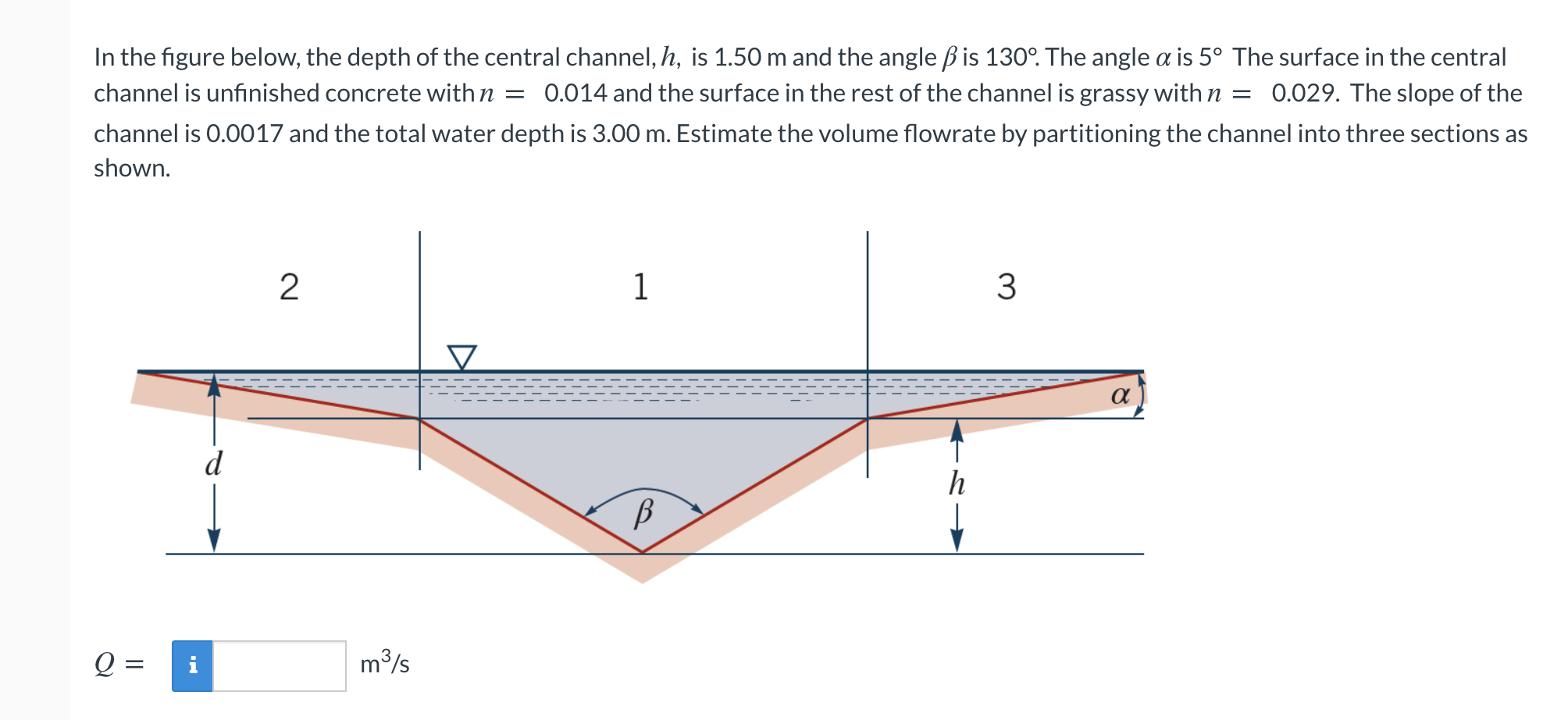 Solved In the figure below, the depth of the central | Chegg.com