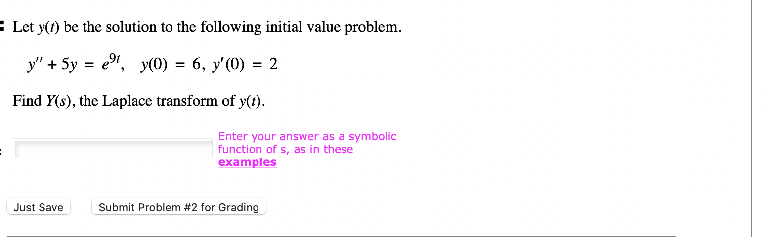 Solved : Let y(t) be the solution to the following initial | Chegg.com