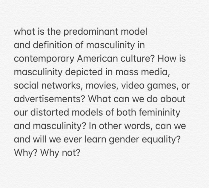 Solved what is the predominant model and definition of | Chegg.com