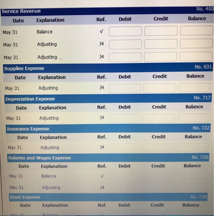 Solved Debit Credit 101 112 126 130 149 201 209 301 400 726 | Chegg.com