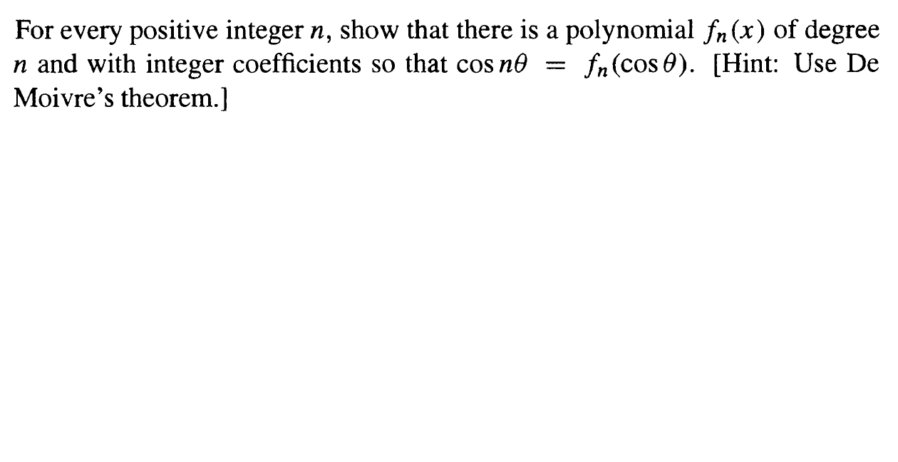 Solved For Every Positive Integer N Show That There Is A