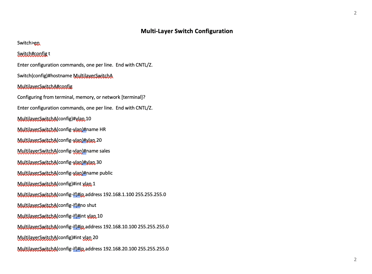 Solved configure the VLANs so you can communicate between | Chegg.com