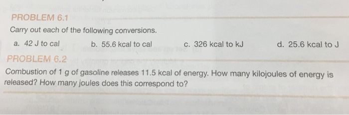 Solved Carry out each of the following conversions. 42 J to | Chegg.com