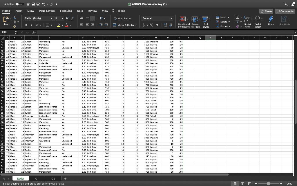 Use this survey data to answer the following | Chegg.com