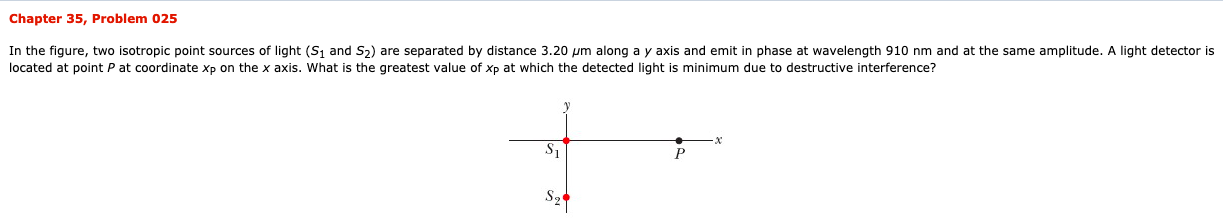 Solved Chapter 35, Problem 025 In the figure, two isotropic | Chegg.com