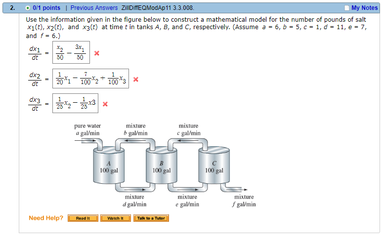 Solved 2. 0/1 points | Previous Answers ZillDiffEQModAp11 | Chegg.com Solved 2. 0/1 points | Previous Answers ZillDiffEQModAp11 | Chegg.com