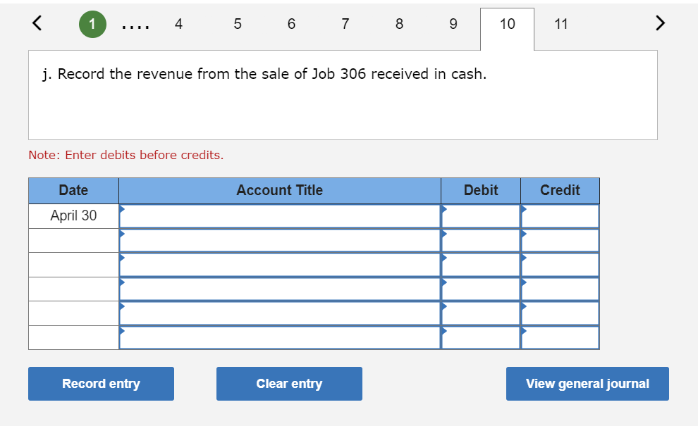 Solved e. Record the indirect labor used (and paid in cash) | Chegg.com