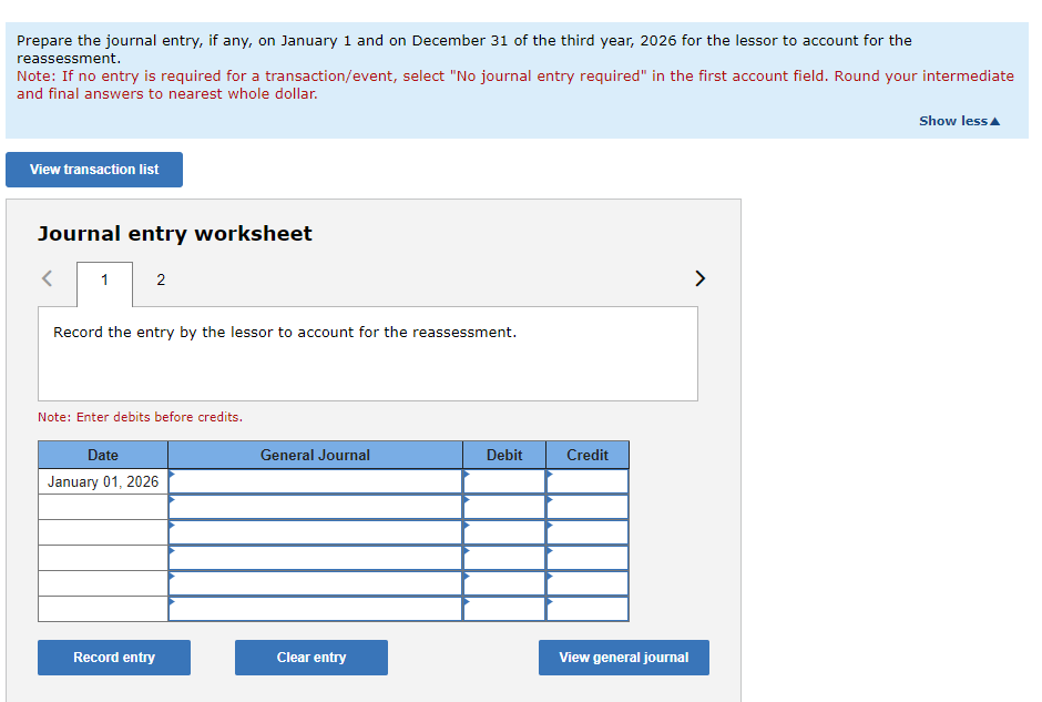 On January 1, 2024, Rick's Pawn Shop leased a truck | Chegg.com