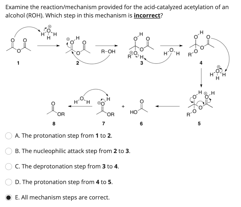 Solved Examine the reaction/mechanism provided for the | Chegg.com