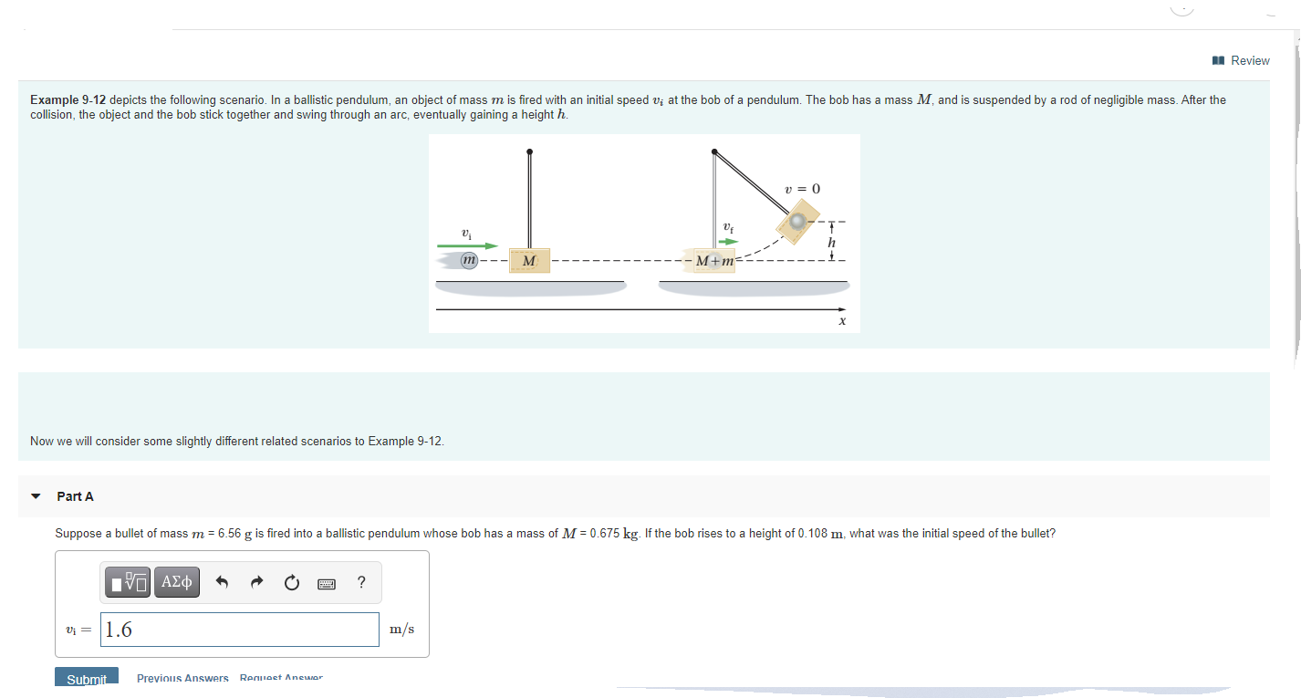Solved Review Example 9-12 depicts the following scenario. | Chegg.com