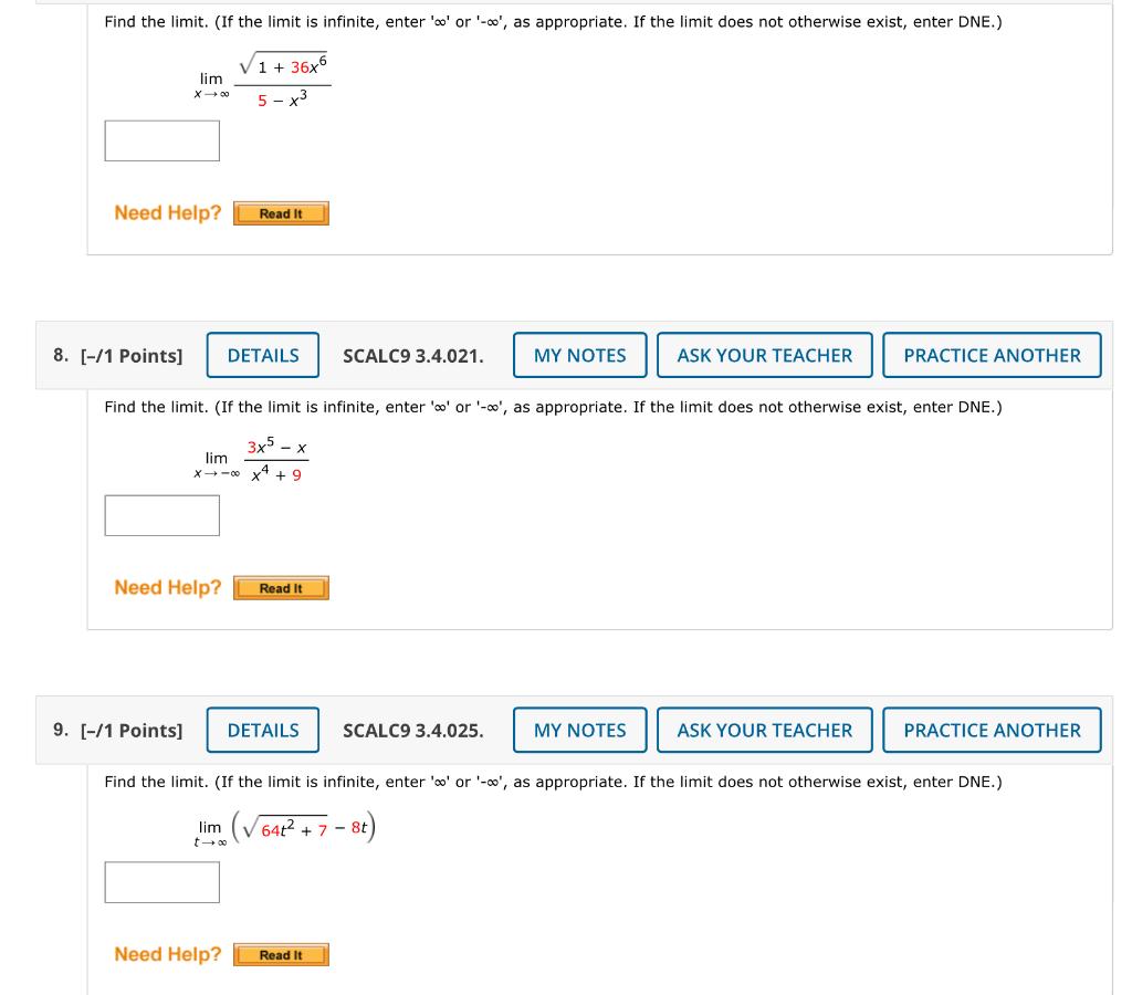Solved 3 1 Points Details Scalc9 3 4 009 My Notes Ask