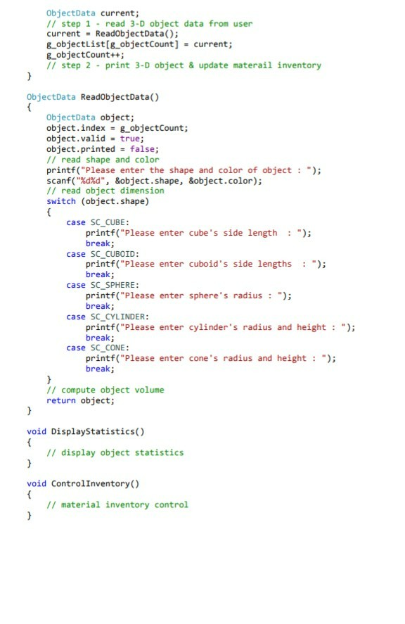 Solved Shapes Cube, Cuboid, Sphere, Cylinder, Cone Colors | Chegg.com