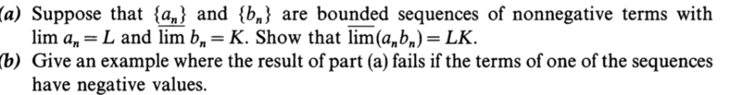 Solved (a) Suppose that {an} and {bn} are bounded sequences | Chegg.com