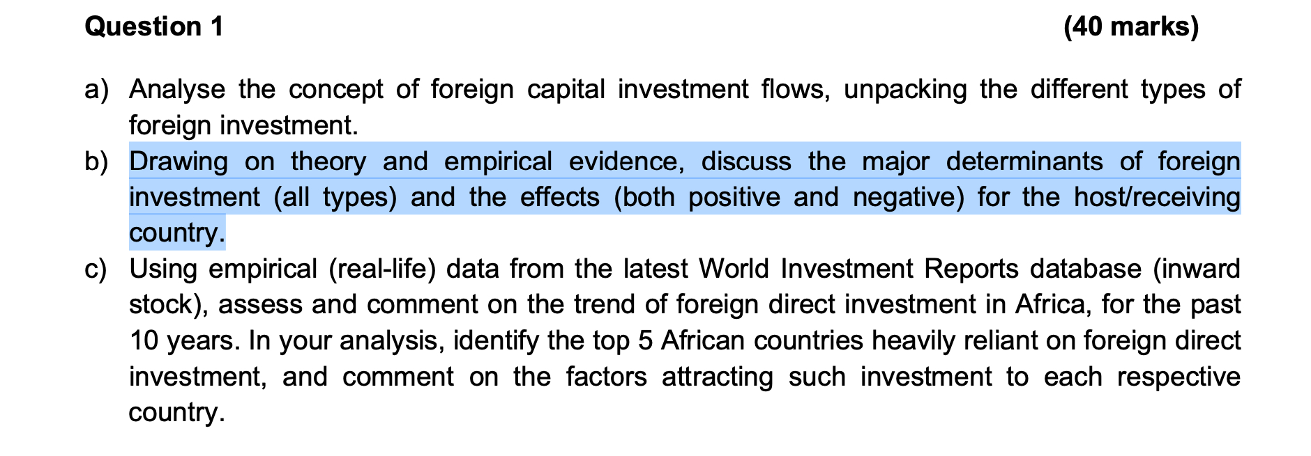 Solved Question 1 (40 marks) a) Analyse the concept of | Chegg.com