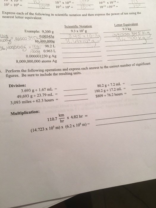 Solved Express each of the following in scientific notation | Chegg.com Solved Express each of the following in scientific notation | Chegg.com