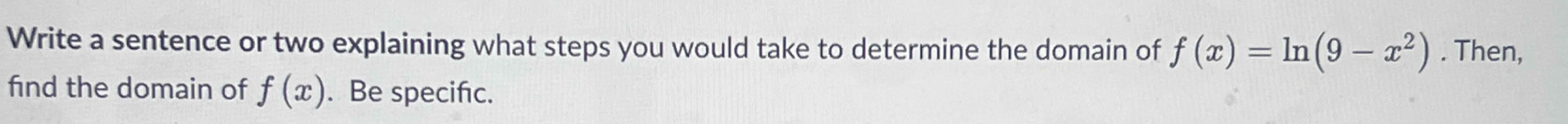 Solved Write a sentence or two explaining what steps you | Chegg.com