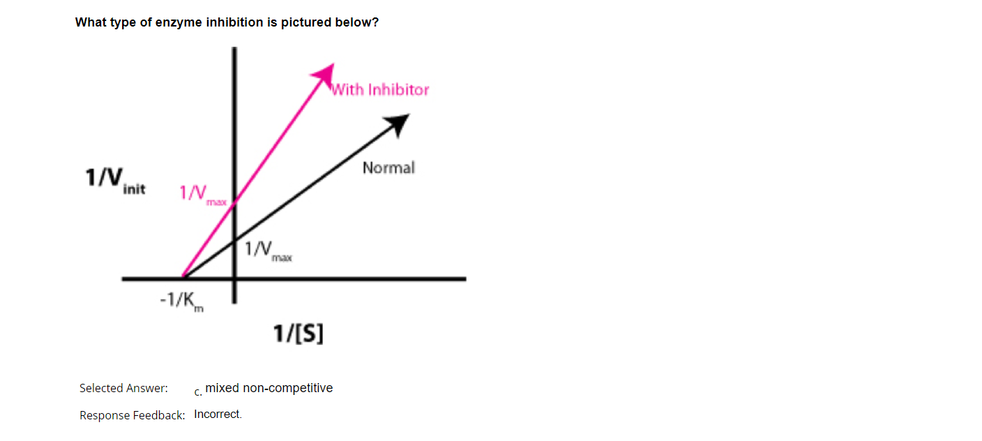 Solved What type of enzyme inhibition is pictured below? | Chegg.com