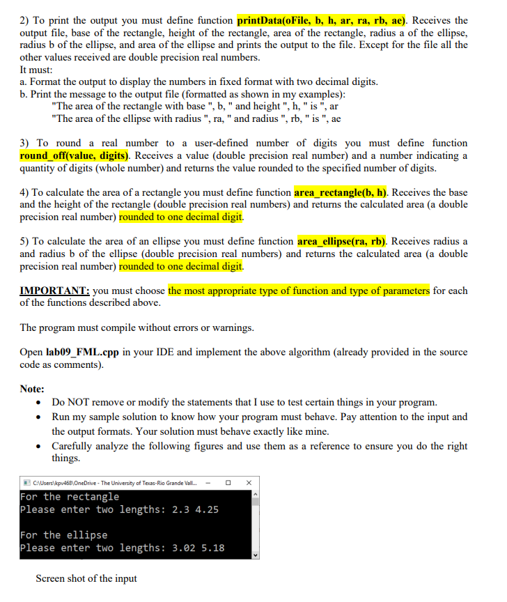 Solved Lab 9 Functions With Value And Reference Parameters 2620