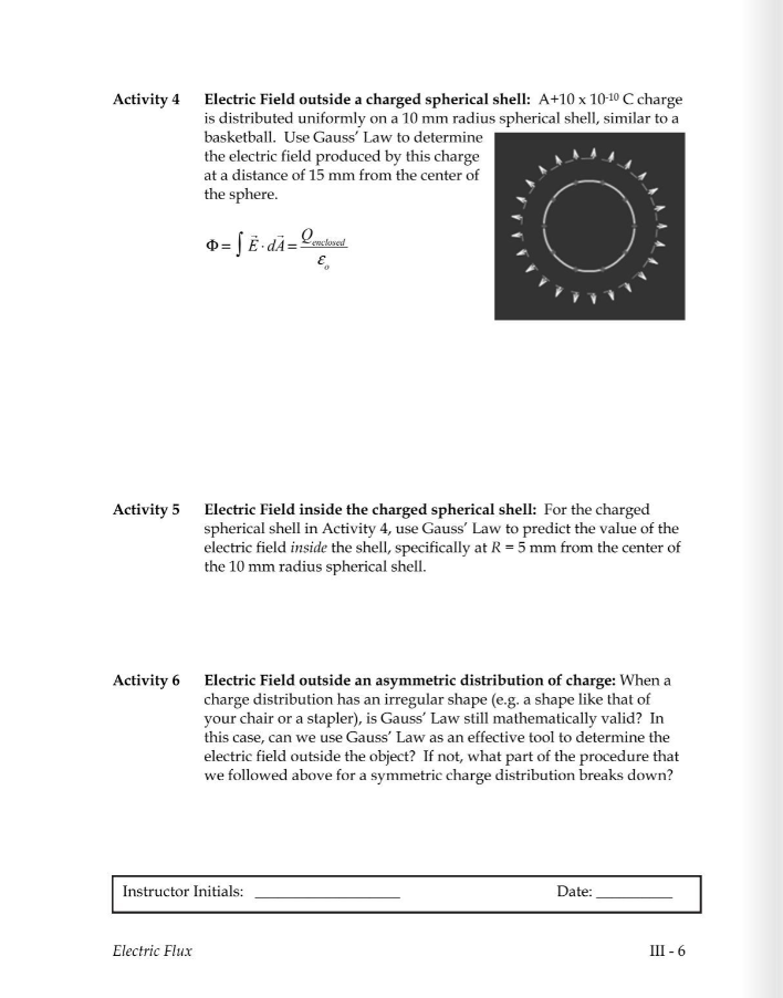 Solved Activity 2 In this section you will draw the electric | Chegg.com