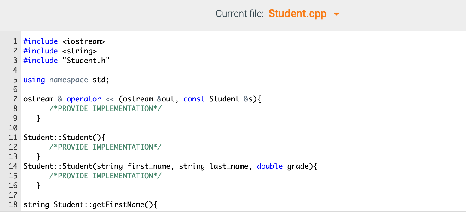 Solved 10.28 Help me Create A Student In this lab we will be | Chegg.com