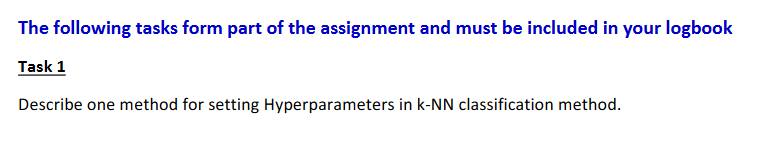 Solved The following tasks form part of the assignment and | Chegg.com