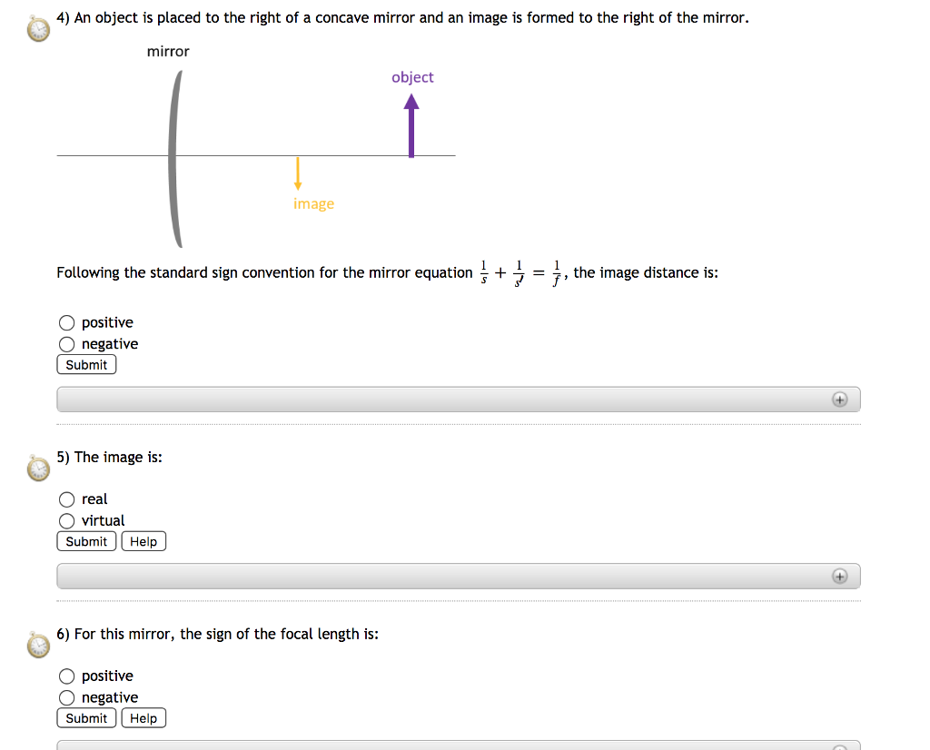 Solved Mirrors Limited Attempt Cluster Item Grade cluster 1 | Chegg.com
