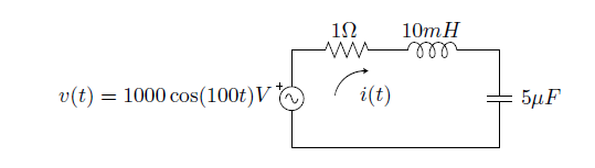 Solved Using the phasor method, find the steady-state | Chegg.com