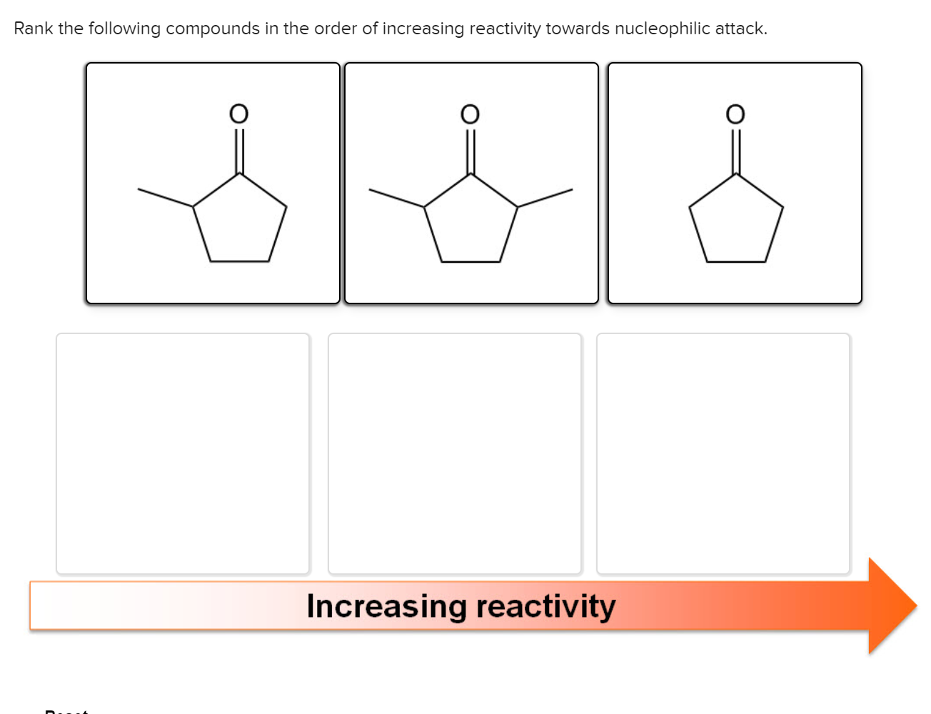Solved Rank the following compounds in the order of | Chegg.com