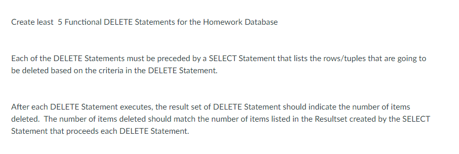 Solved Database: DROP DATABASE IF EXISTS | Chegg.com