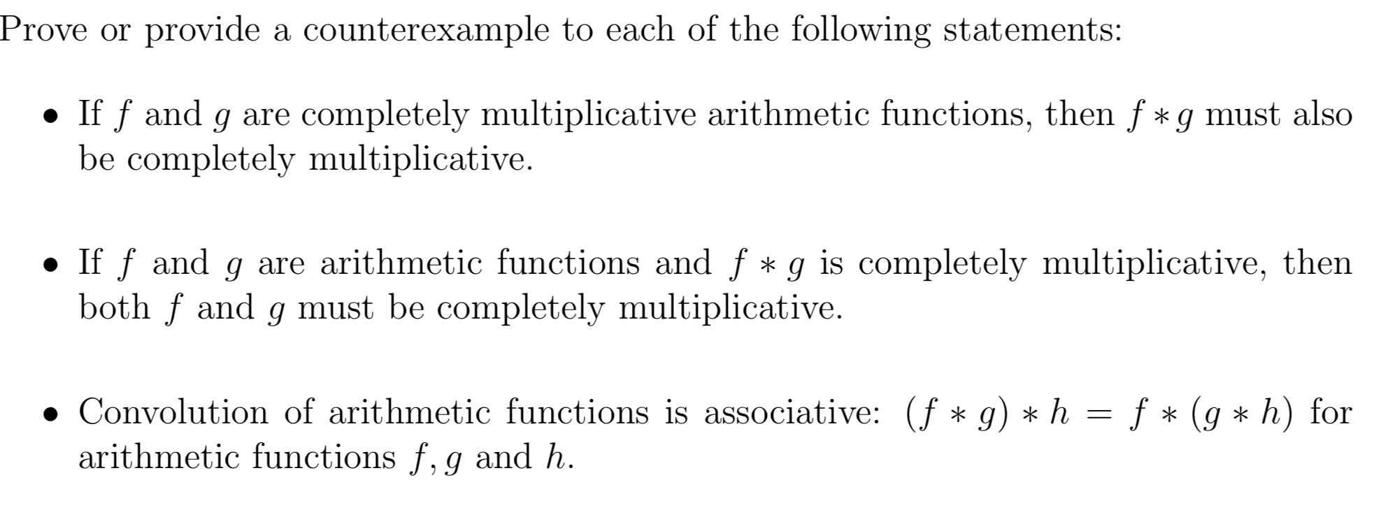 Solved Prove or provide a counterexample to each of the | Chegg.com