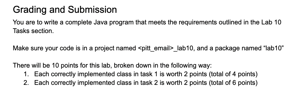Solved Grading and Submission You are to write a complete | Chegg.com
