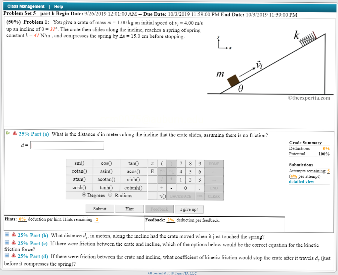 Solved Class Management | Help Problem Set 5 - part b Begin | Chegg.com