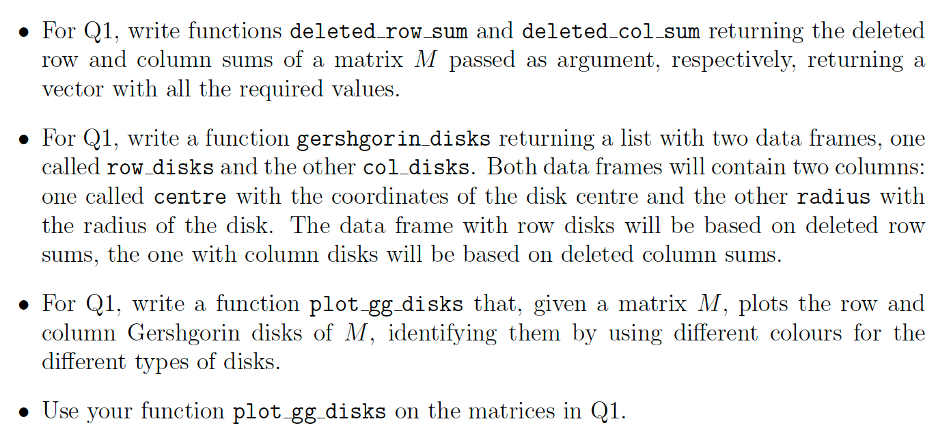 Solved [Gershgorin circle theorem] Let A∈Mn have real or | Chegg.com