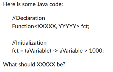 Solved Here is some Java code: //Declaration Function fct; | Chegg.com