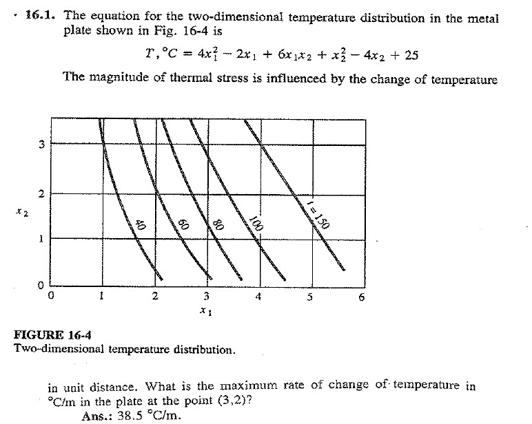 Solved I 16.1. The equation for the two-dimensional | Chegg.com